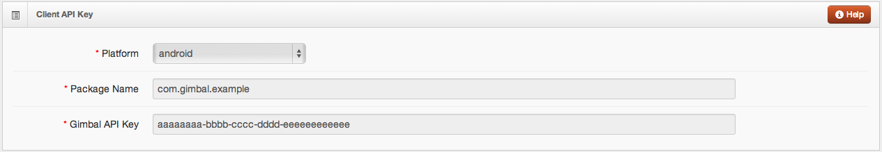 Gimbal Android V1 Quickstart